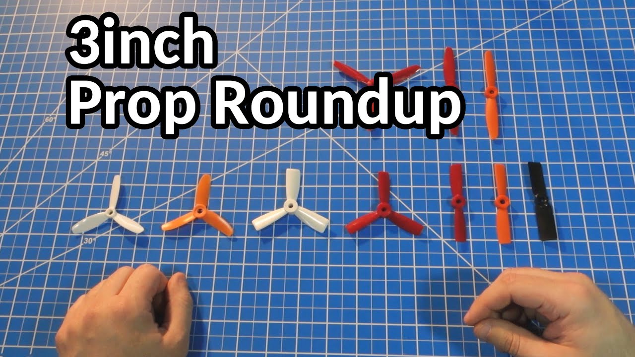 3 Inch Prop Roundup - static test - YouTube