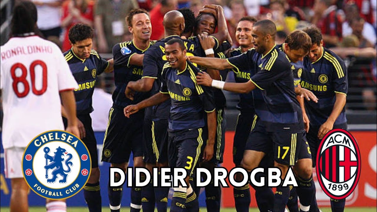 Didier Drogba Goal | Chelsea vs AC Milan - YouTube