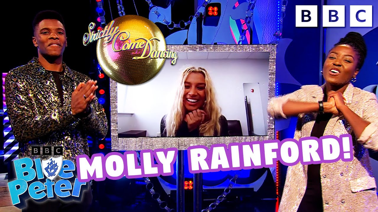 Strictly Come Dancing's Molly Rainford Live on Blue Peter! - YouTube