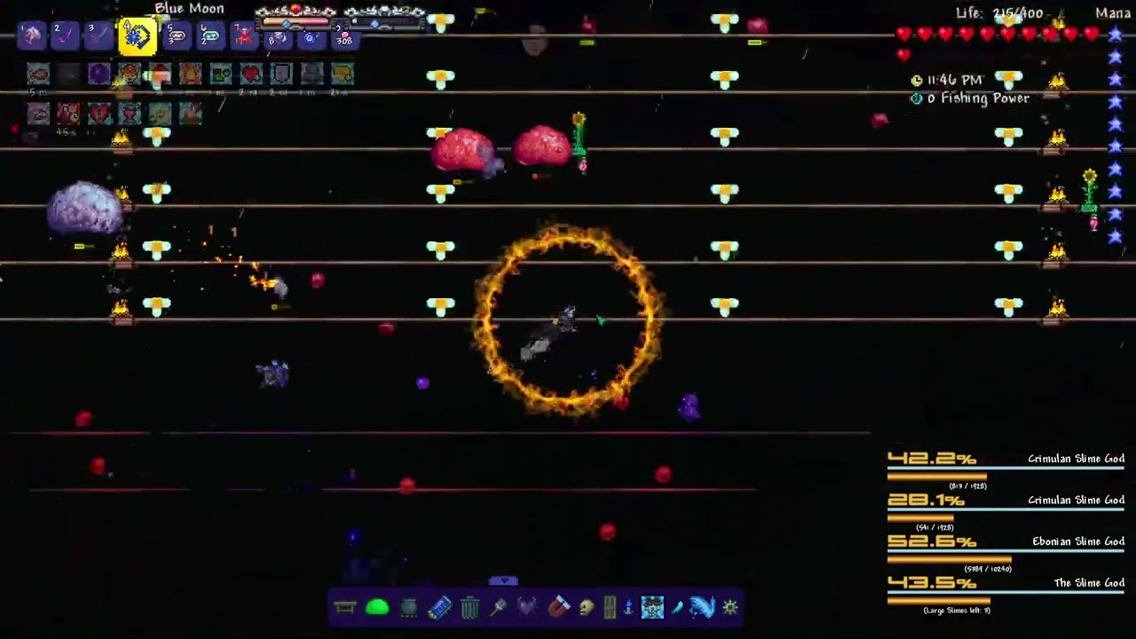 Slime God is kind of easy Calamity Mod Terraria - YouTube