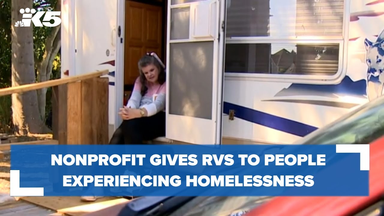 Nonprofit gives RVs to people experiencing homelessness - YouTube