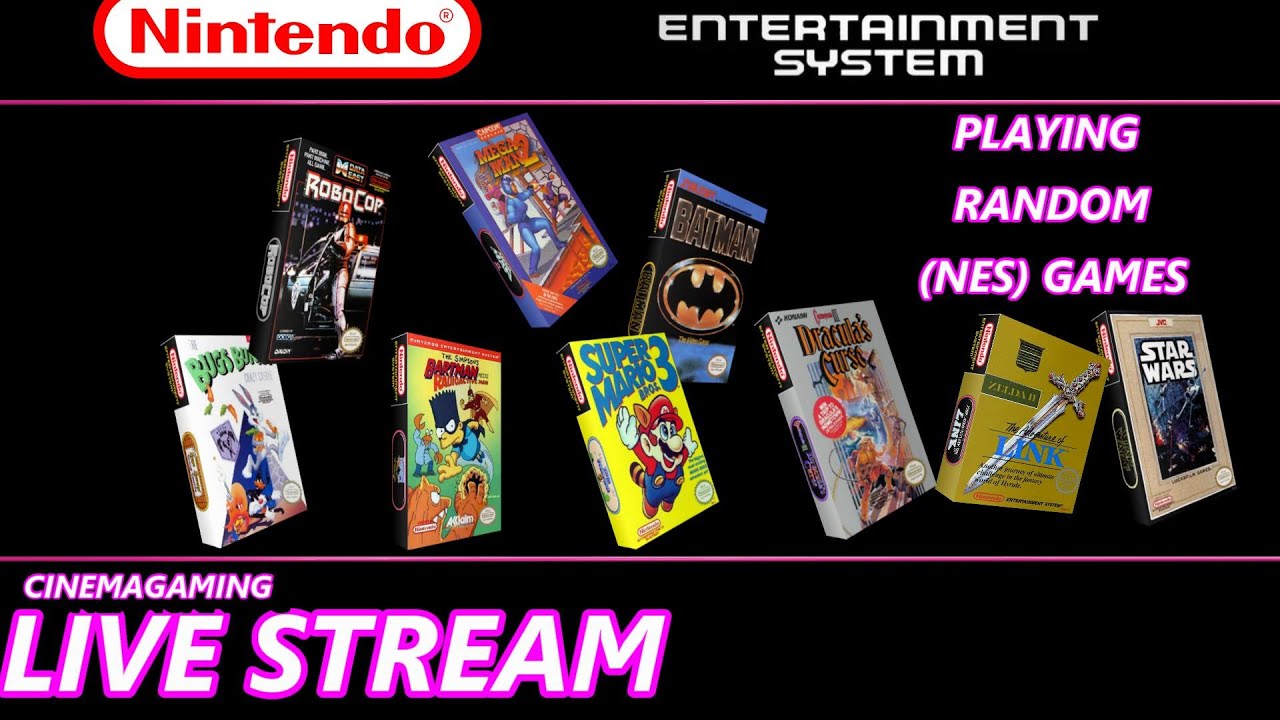 RANDOM (NES GAMES) RANDOMNIZER (GAMES SWITCH EVERY 3 TO 6 MINUTES - YouTube