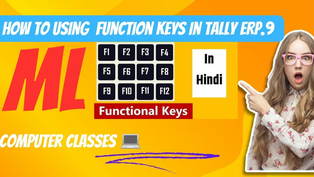 How To Using funcation keys in tally ERP. 9 - YouTube