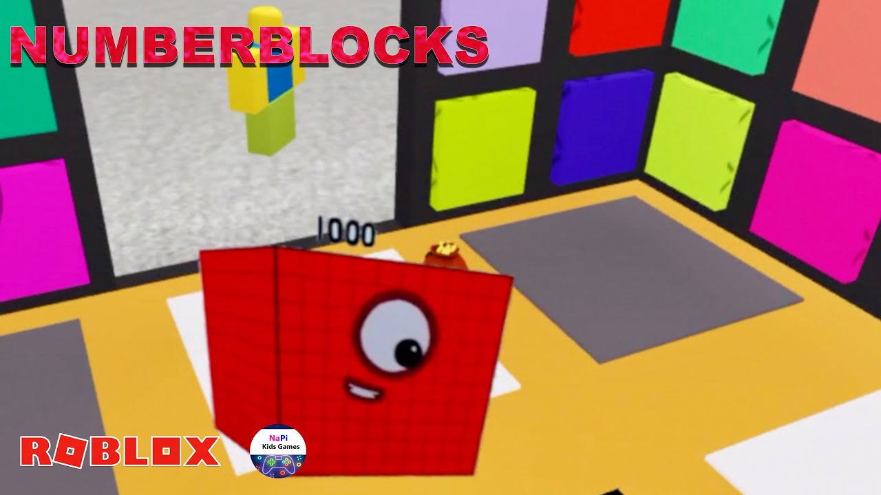 Roblox BIG NUMBERBLOCKS ROLEPLAY 2 | NaPi Kids Games - YouTube