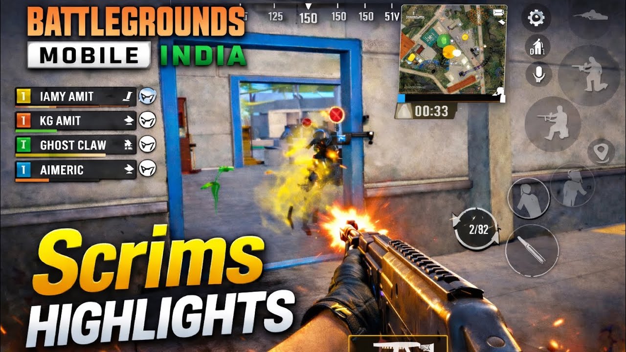 BGMI Scrims Highlights | S12K Close Combat 🔥 - YouTube
