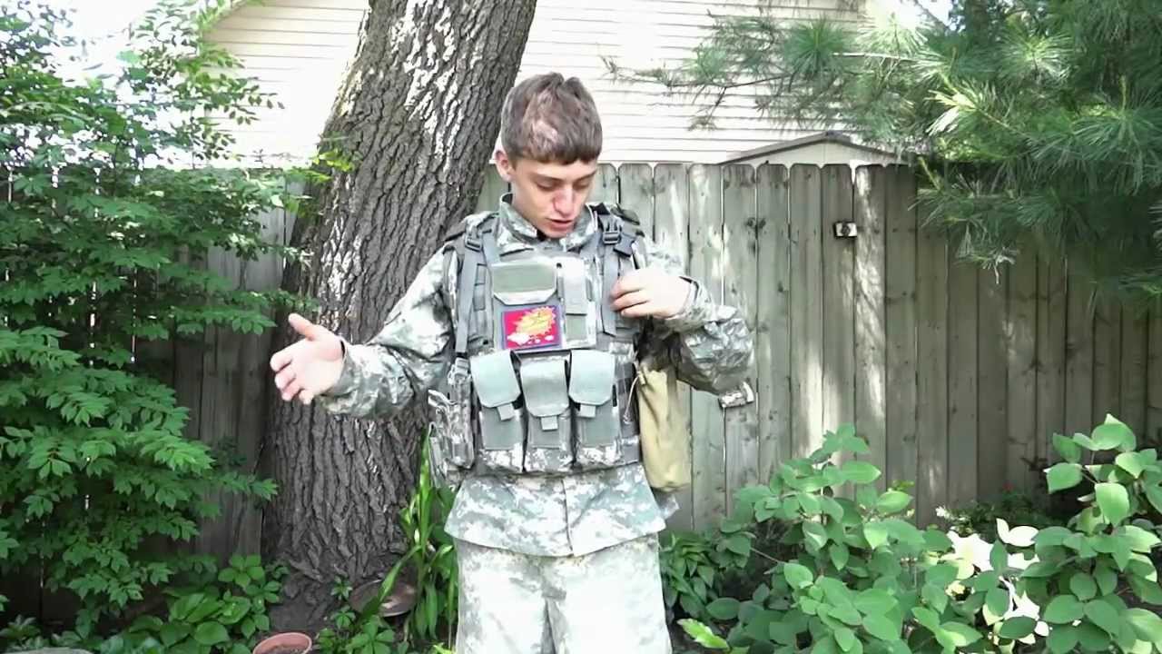 Big ACU Airsoft Loadout! - YouTube