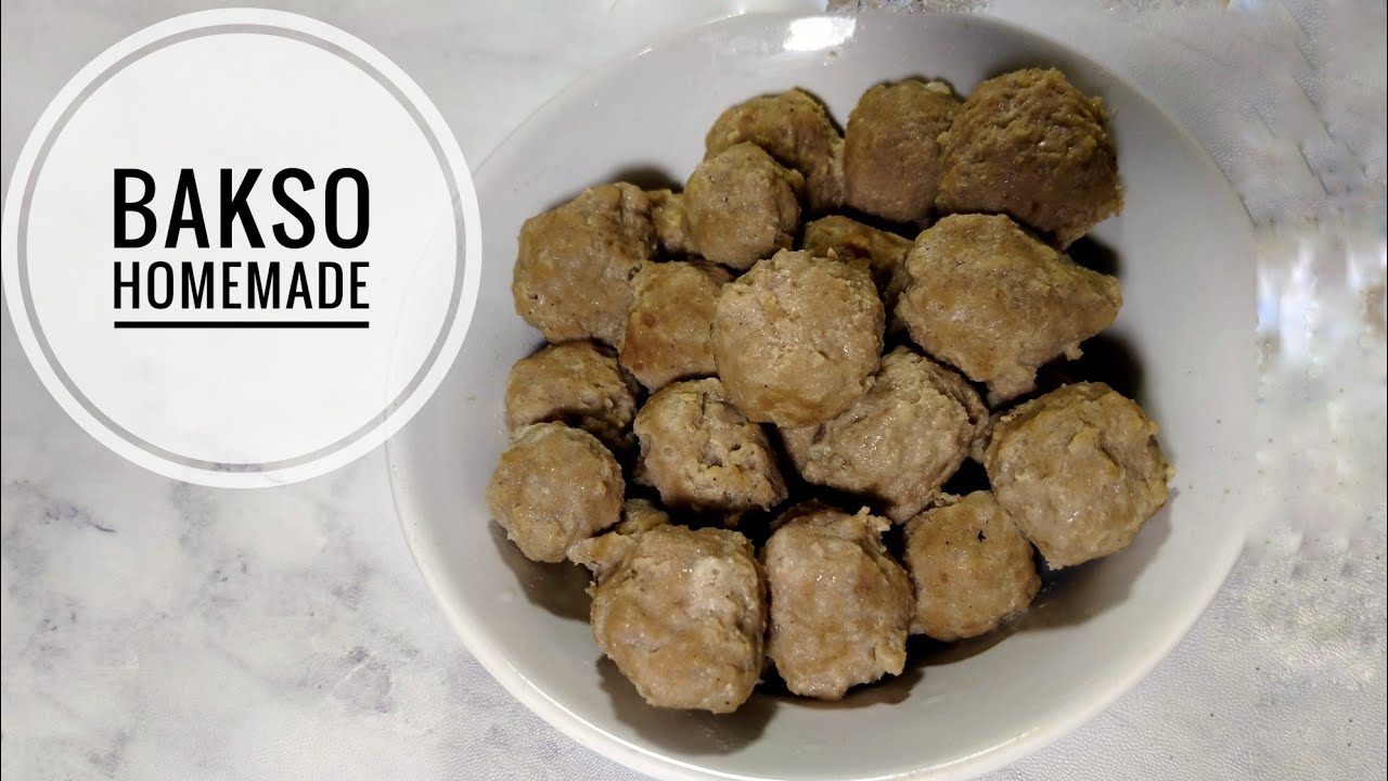 RESEP BAKSO HOMEMADE | BAKSO URAT | TIPS MEMBUAT BAKSO KENYAL - YouTube