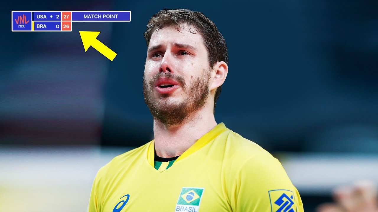 This is the Saddest Moment in Bruno Rezende’s Volleyball Career - YouTube