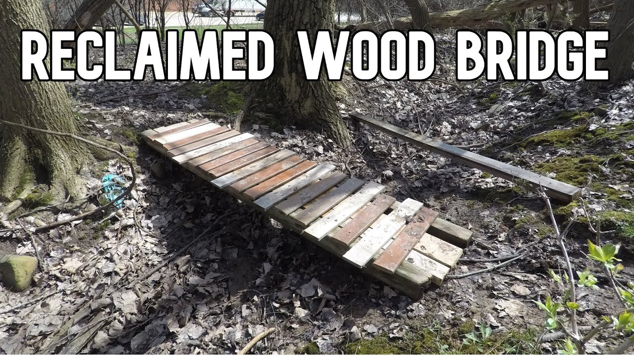 Reclaimed Wood Bridge and Easter Pierogi - YouTube
