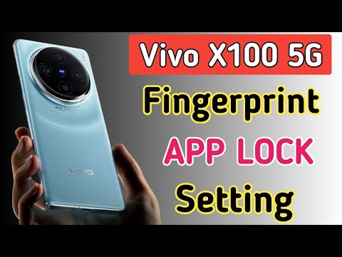 How To Set Fingerprint Applock In Vivo X100 5g | Vivo X100 Phone me ...