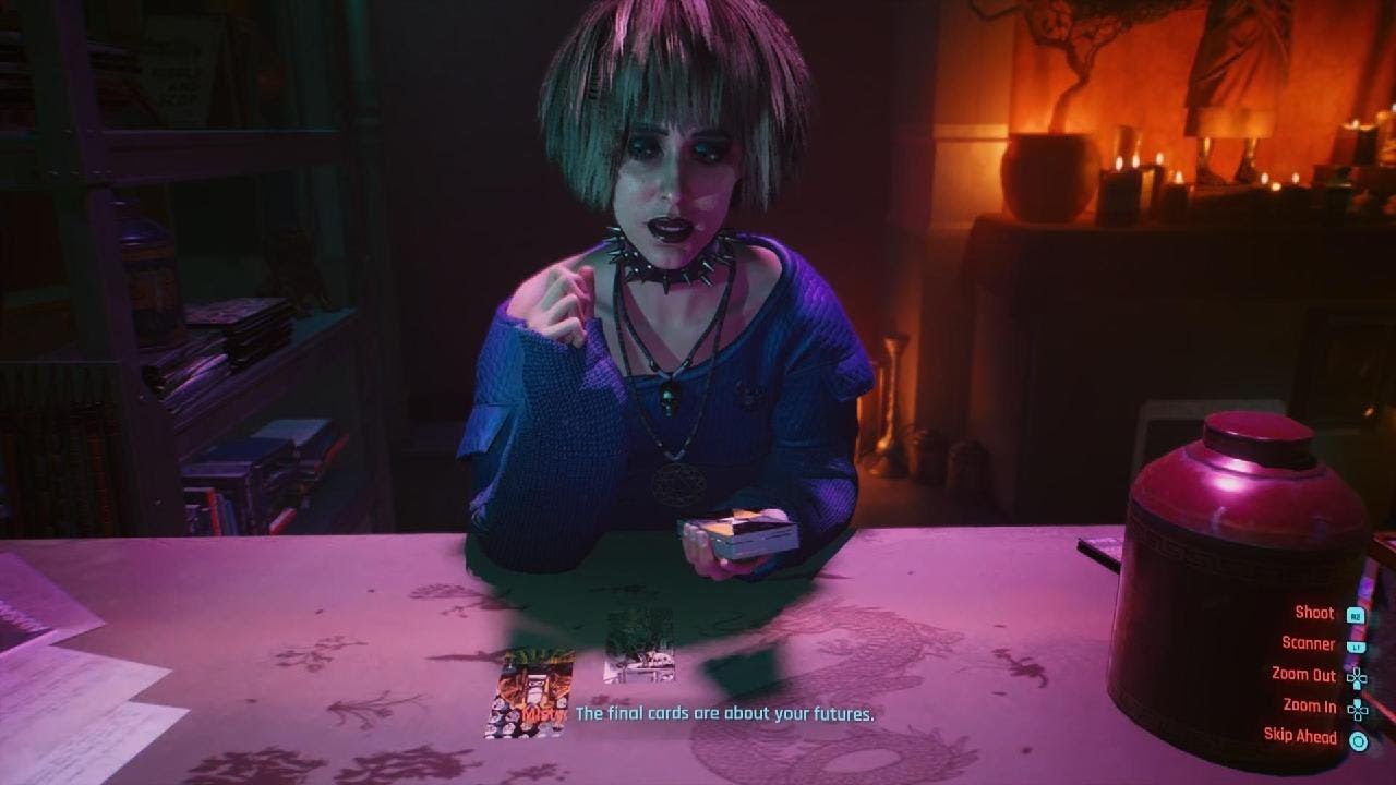 Cyberpunk 2077 DEVIL tarot card - YouTube