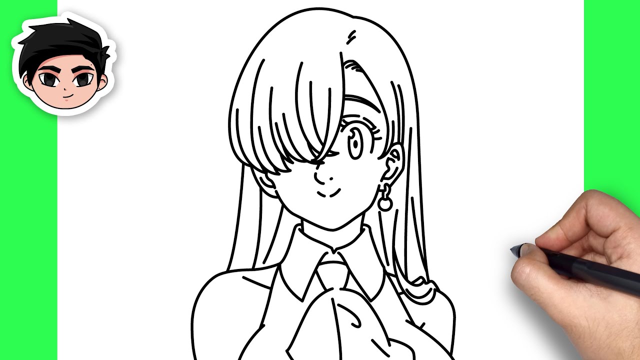 How To Draw Elizabeth Liones | Seven Deadly Sins - Easy Tutorial - YouTube
