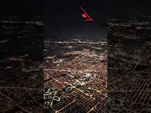 Take off from EWR during the night and landing to KEF in the morning ...