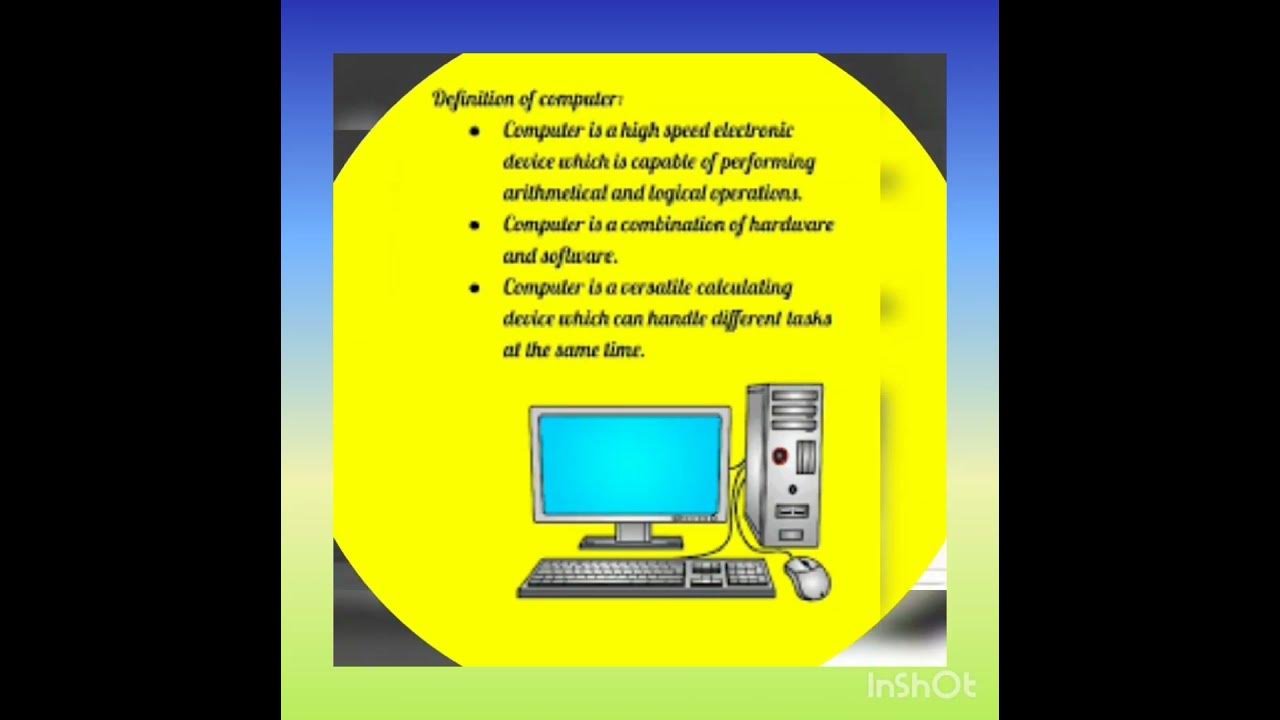 COMPUTER DEFINITION,CPU DEFINITION - YouTube