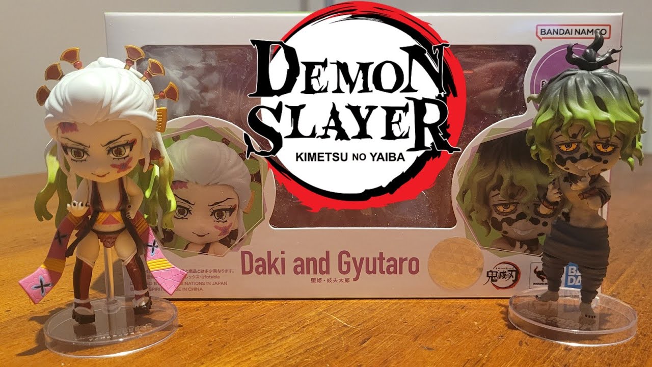 Figuarts Mini Demon Slayer Daki & Gyutaro - Toy Review - YouTube