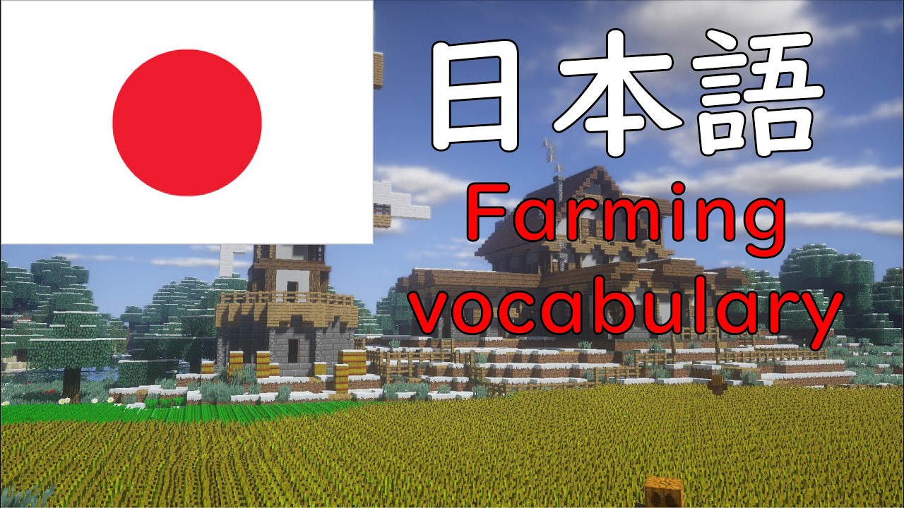 Learn Japanese with Minecraft! - Farming vocabulary [EP.2] - YouTube
