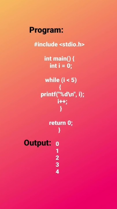 Loops 1 While Loop And Do While Loop Clanguage Easy Explaination Youtube
