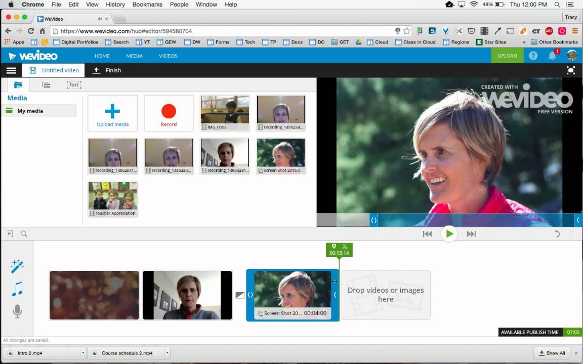 How to Create an Intro Video in WeVideo - YouTube