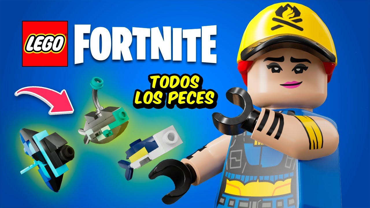 localización de TODOS los PECES de LEGO Fortnite | Guías y Tips - YouTube