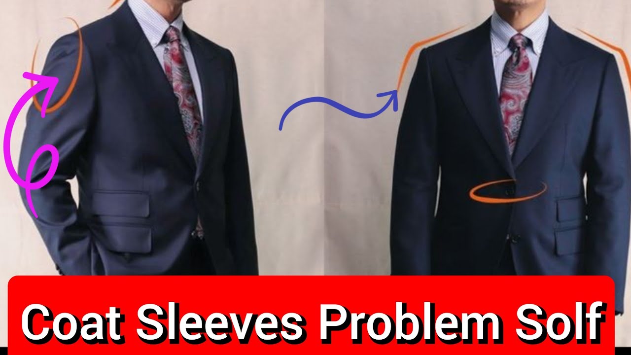 coat sleeve cutting | coat sleeve problem solf | coatsleeve attached # ...