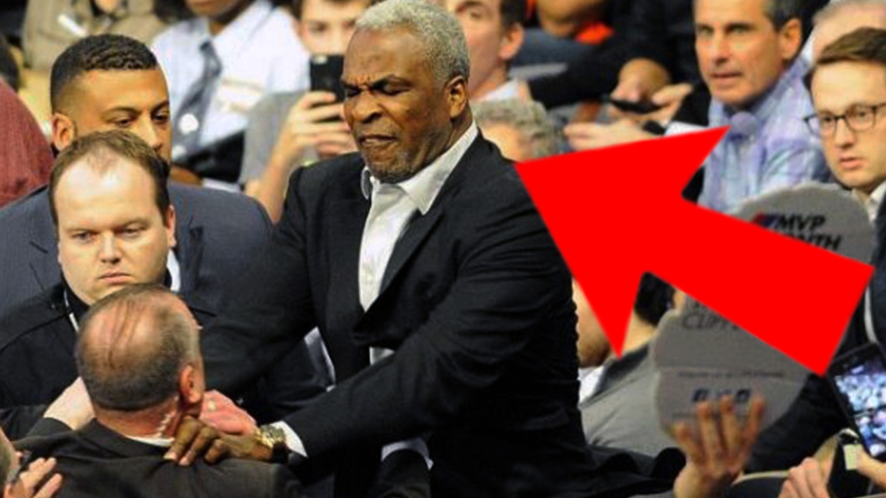 NBA Legend Punches Security At New York Knicks Game - YouTube