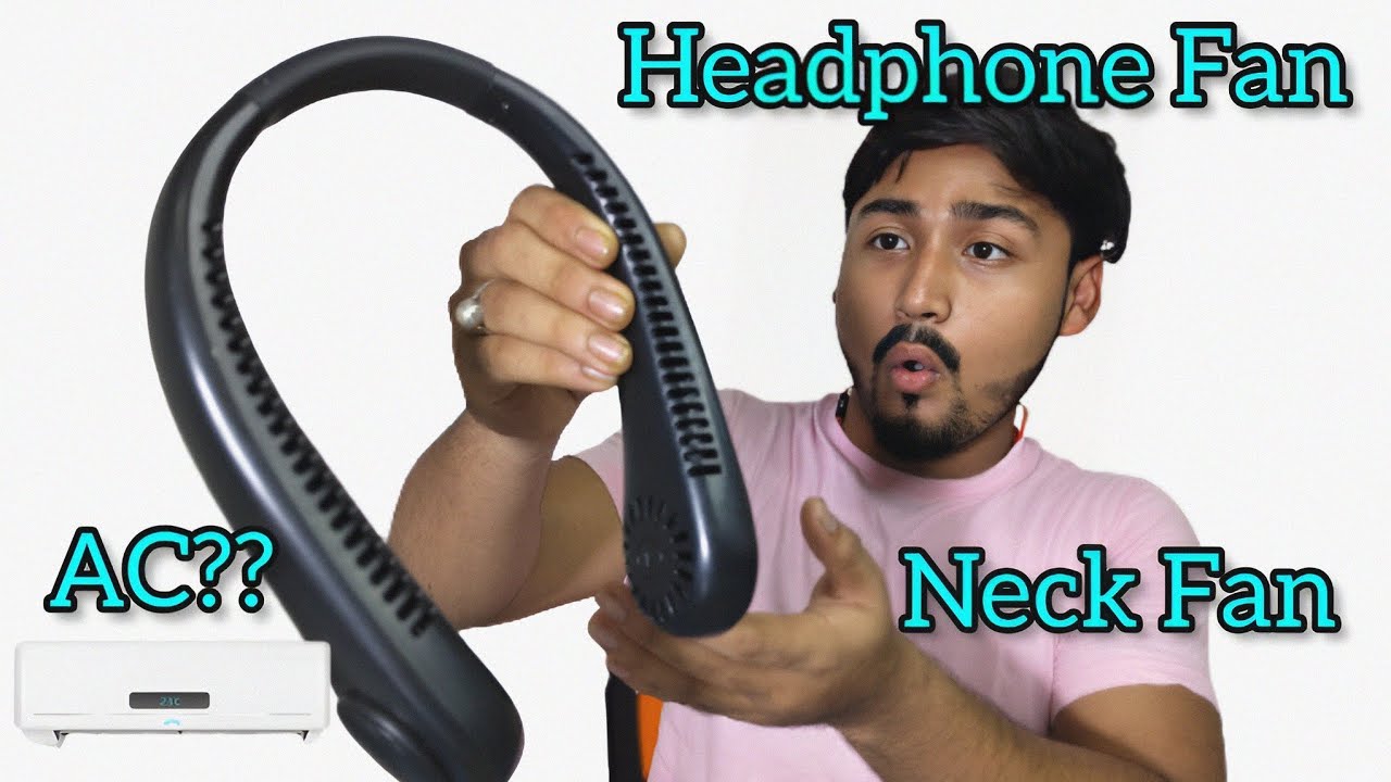 Neck Fan||Headphone Fan😲 amezing product😊#headphone #coolerfan #fans # ...