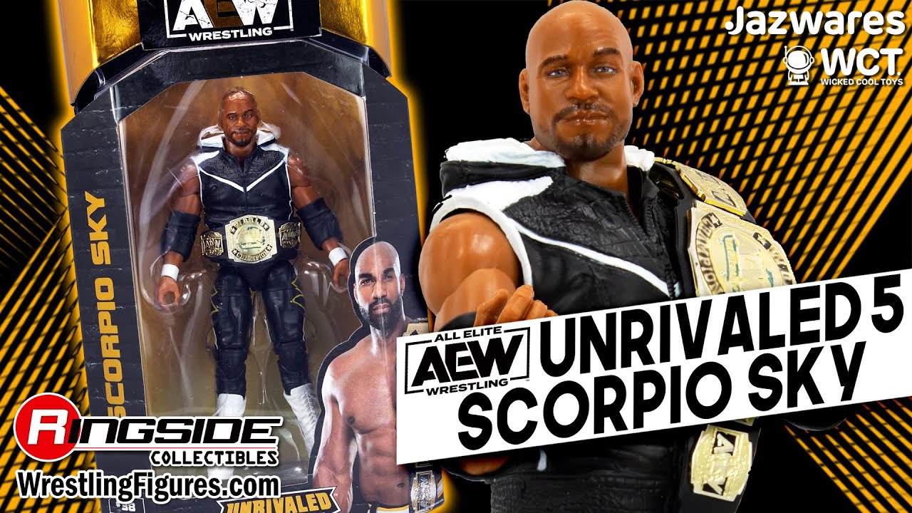 AEW FIGURE INSIDER: Scorpio Sky AEW Unrivaled Series 5 Figure!!! - YouTube