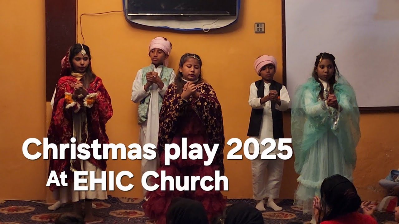 Christmas play at EHIC 2025 | Christmas tablo | Sunday School children ...