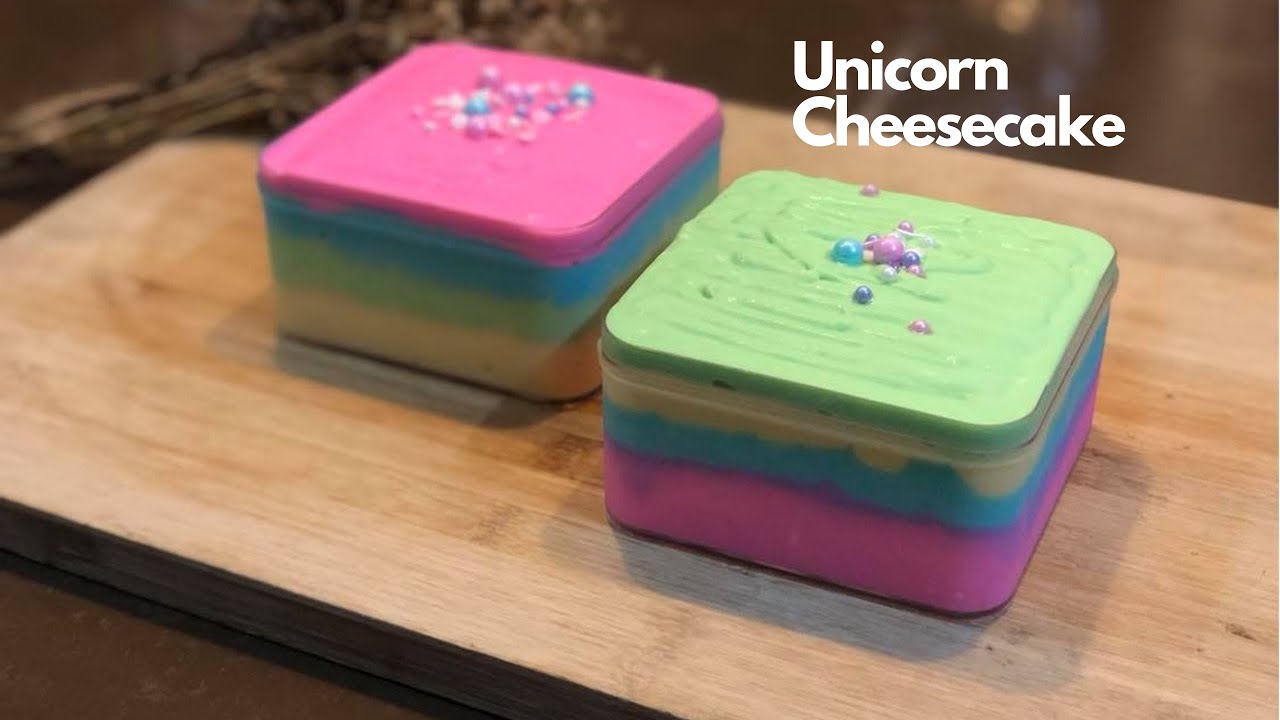 Kek Unicorn Viral Resepi Sedap Gebu l Unicorn Cheesecake l Kek Paddle ...