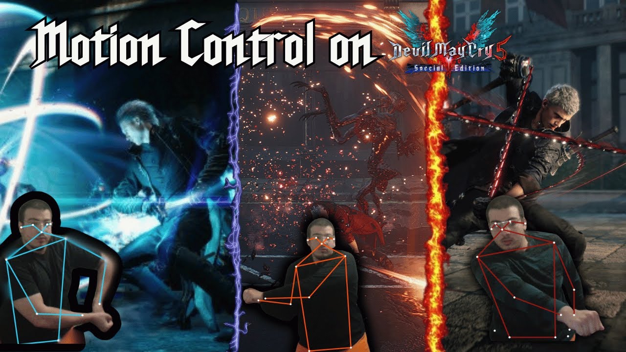 Play Devil May Cry 5 with Motion Controls | Nulsion - YouTube