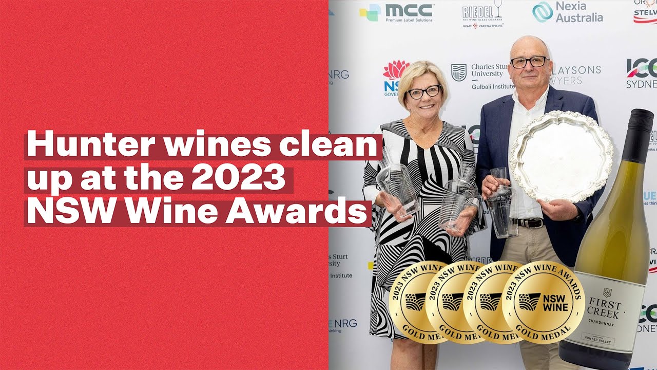 Hunter Wines Clean Up At The 2023 NSW Wine Awards - YouTube