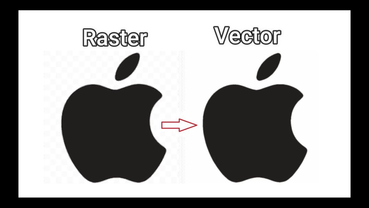 Convert raster into vector with one click| By FR Editz - YouTube