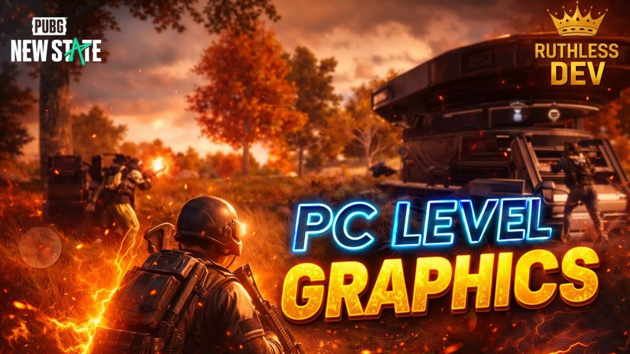 NEW STATE MOBILE PC LEVEL GRAPHICS: GAMEPLAY - YouTube