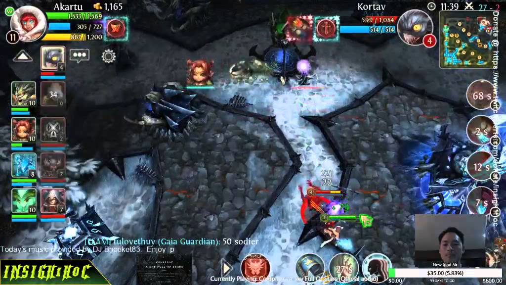Heroes of order & chaos - rampage akartu no sound :( - YouTube