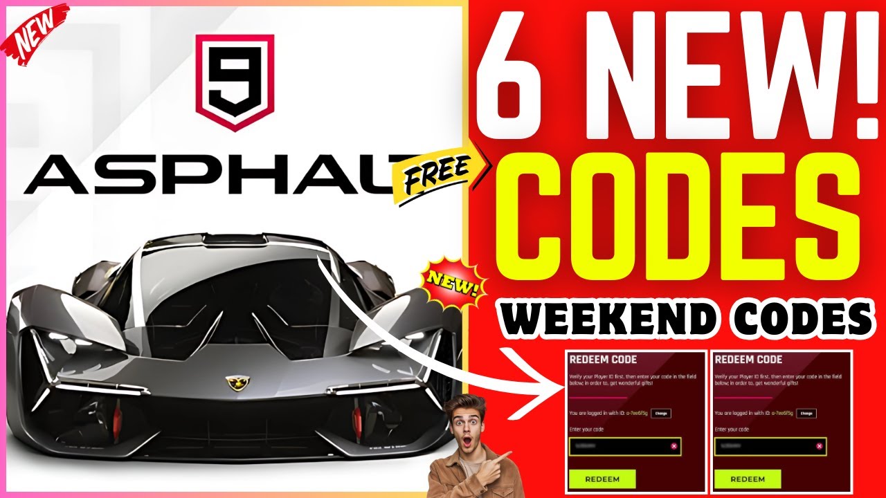 ASPHALT LEGENDS UNITE CODES 🆓🎁 LIMITED TIME REDEEM CODE ASPHALT 9 ...
