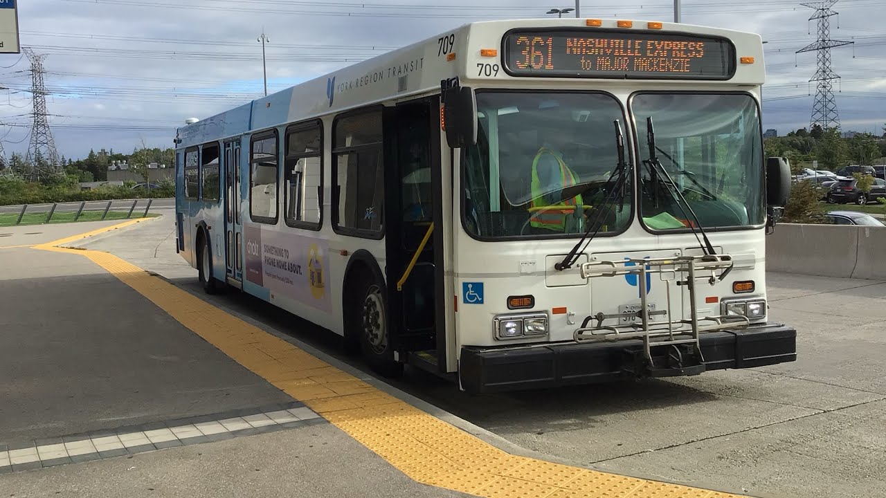 YRT ULTRA RARE Northbound Ride Video on 709 on Highway 427 North to ...
