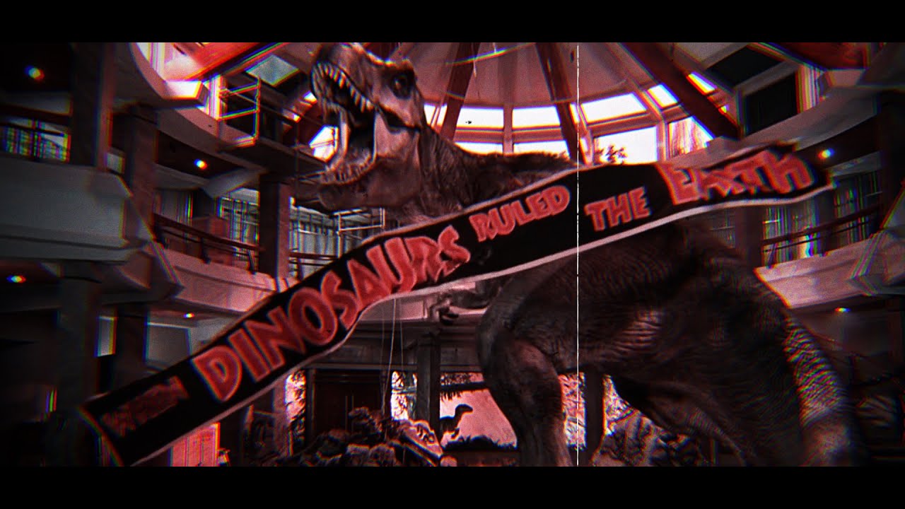 Tyrannosaurus rex Scenes from Jurassic Park [1080p] - YouTube