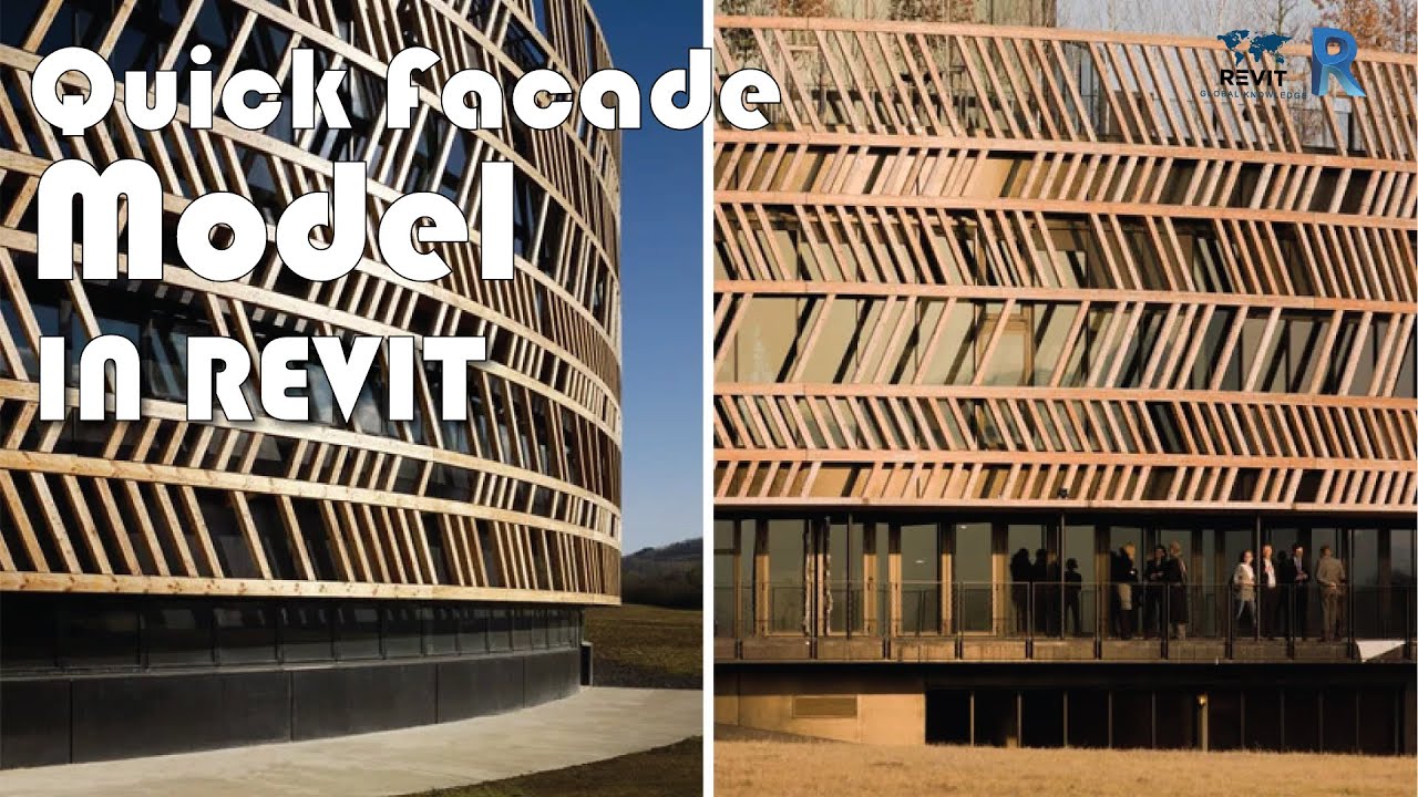 Tip & Trick - Parametric Museum Facade In Revit Tutorial - YouTube