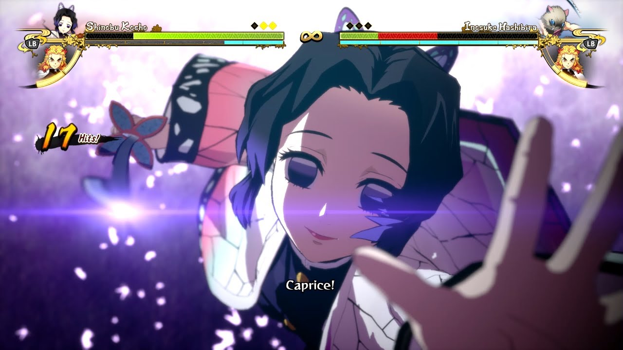 SHINOBU KOCHO vs INOSUKE HASHIBIRA (Very Hard) Demon Slayer Kimetsu no ...