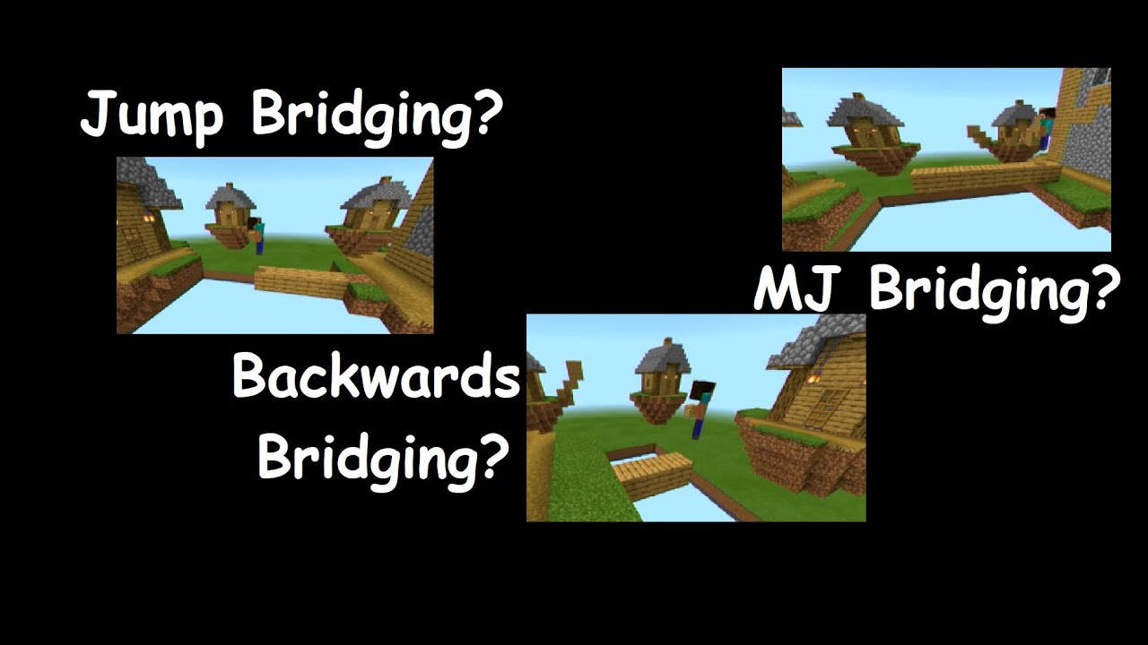 The fastest common bridging method on bedrock - YouTube