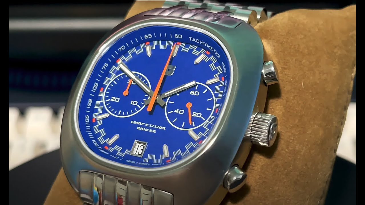 Straton Watch Co. - Competition Driver (Automatic) (Blue) - YouTube