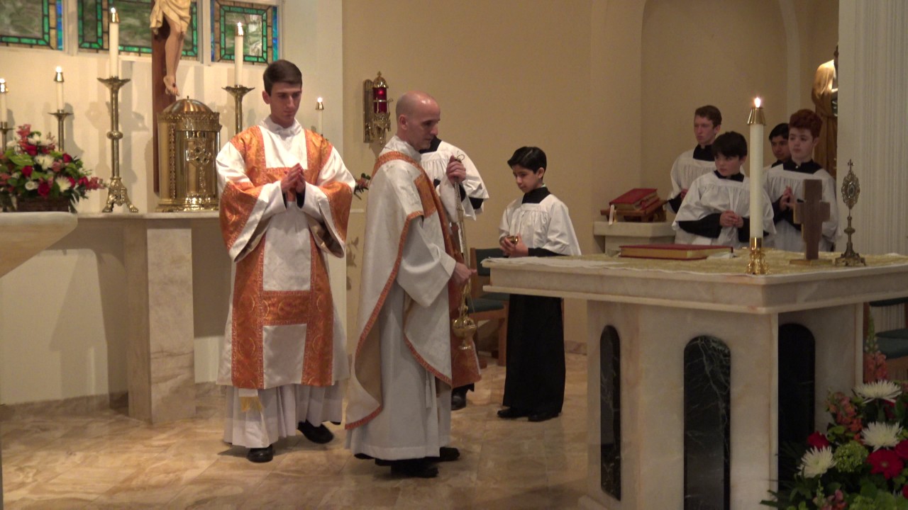 1 of 14 Br Nick's first mass as deacon - Procession - YouTube
