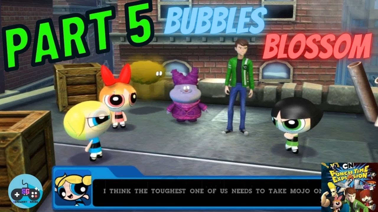 Cartoon Network - CO-OP [BEN 10 & BUBBLES BLOSSOM] Punch Time Explosion ...