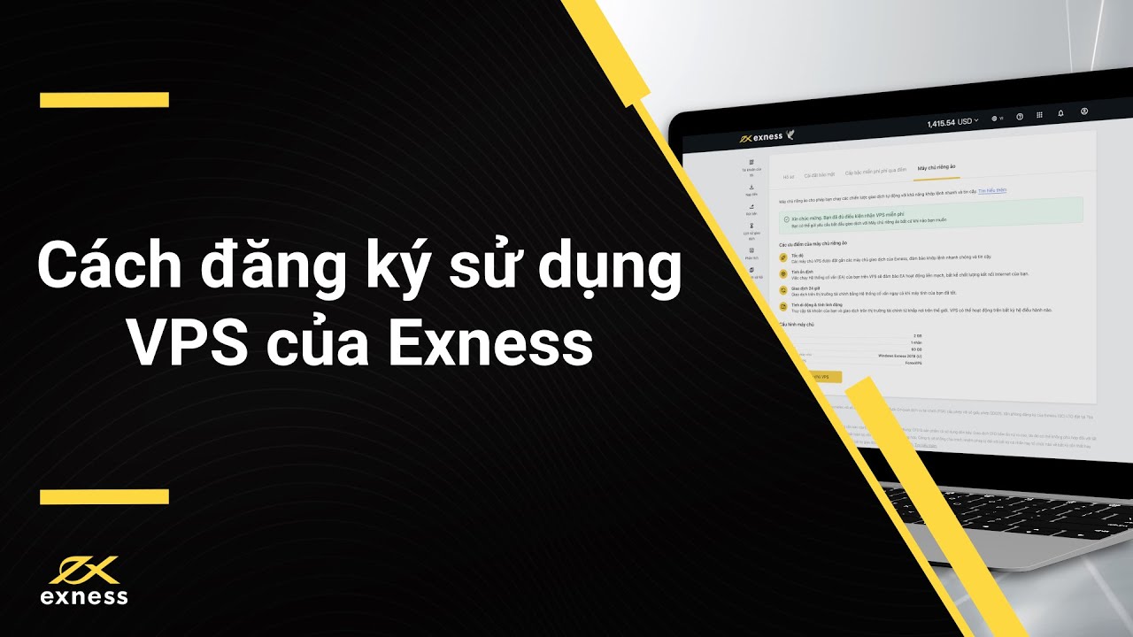 Cách đăng ký sử dụng VPS của Exness - YouTube