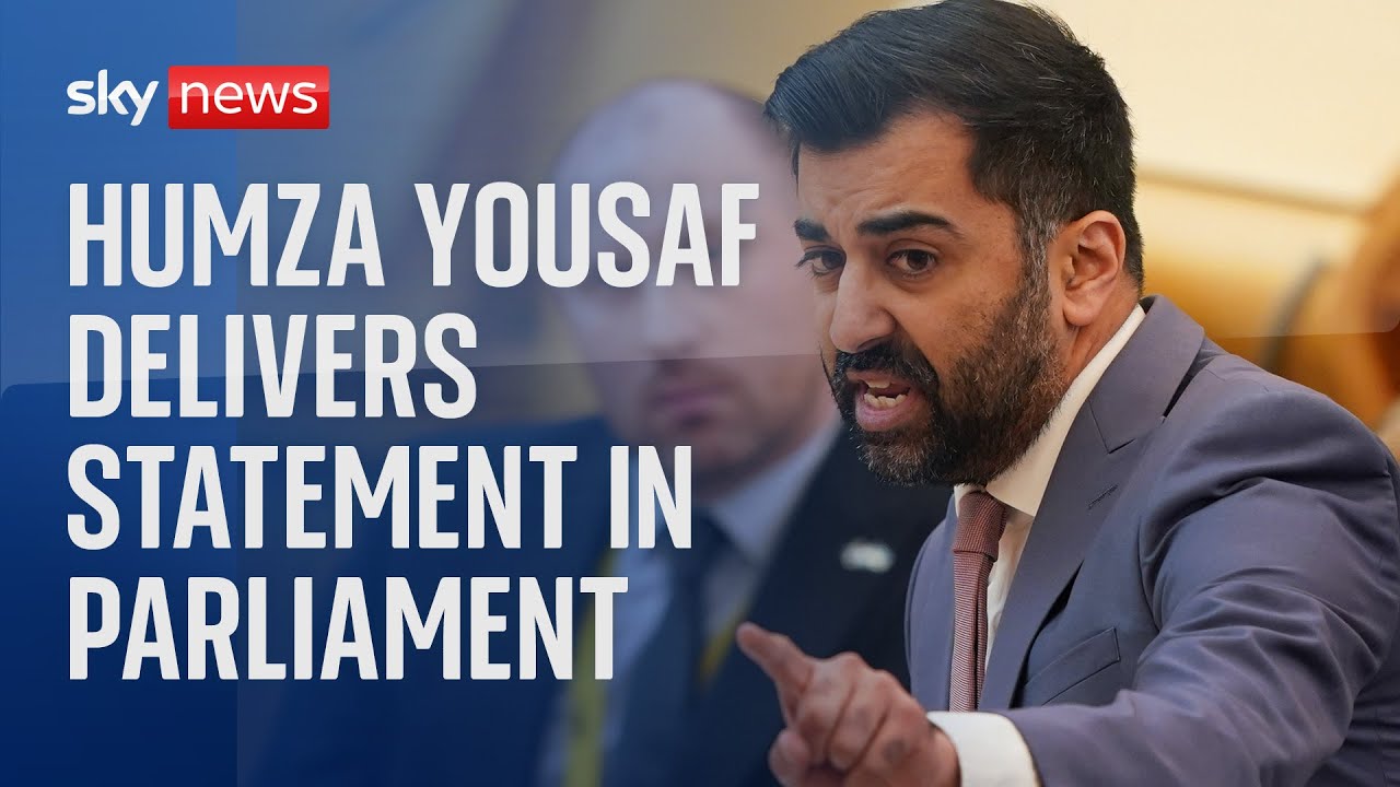 Humza Yousaf delivers first major statement as Scottish First Minister ...