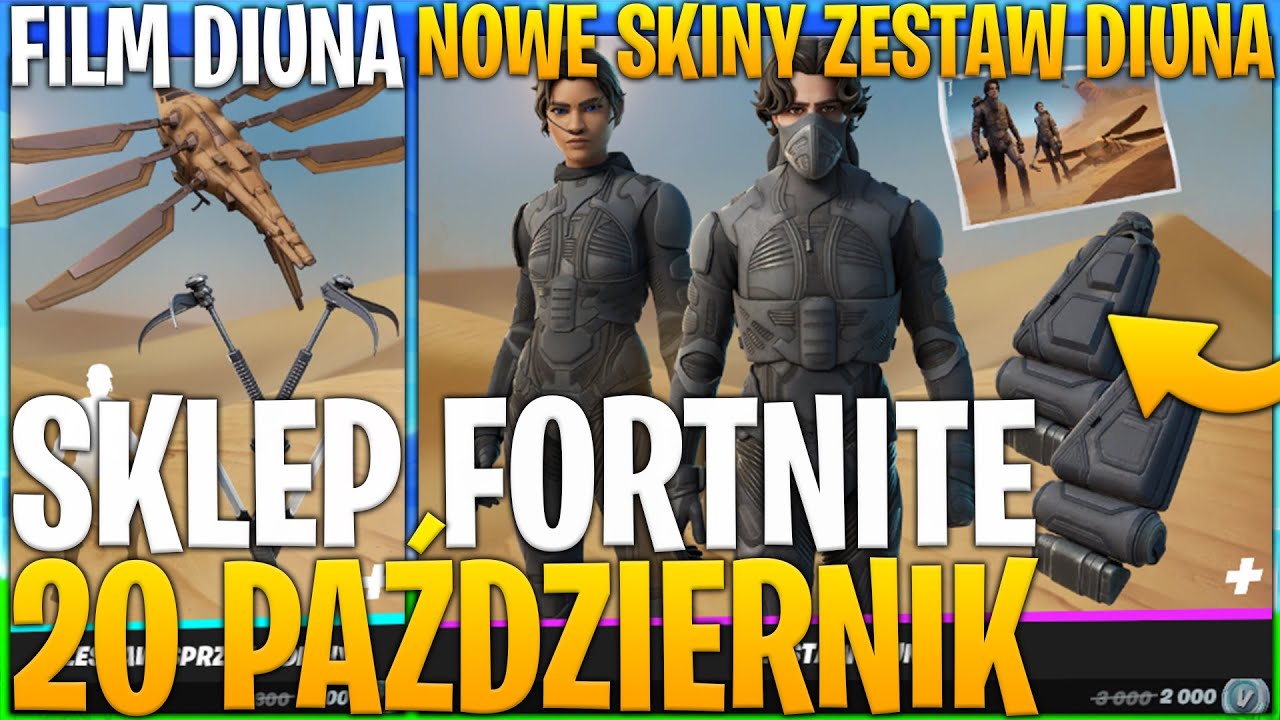 *NOWE* SKINY Z FILMU DIUNA! - CHANI I PAUL ATRYDA Zestaw SPRZĘTU! Nowy ...