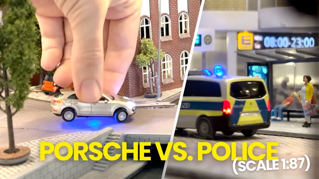 I Made the Smallest Car Chase with Self-Driving Miniature Cars! [GTA ...