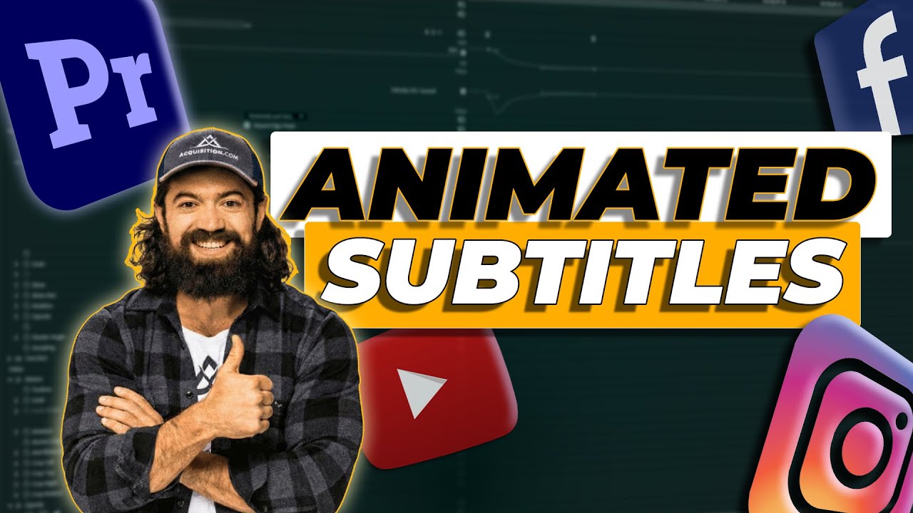 Premiere Pro Animated Captions Tutorial — FREE Preset Included! - YouTube