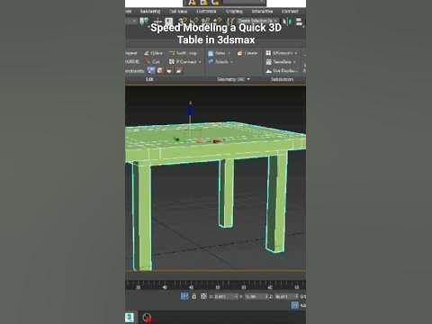 Table Modeling in 3dsmax | How to Model a Table in 3dsmax #3d #tutorial #3dmodeling #3dsmax ...