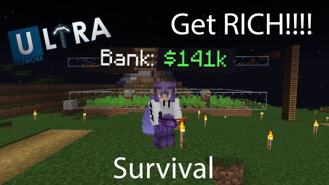 The 10 BEST ways to make money in Minecraft Ultranetwork! - YouTube